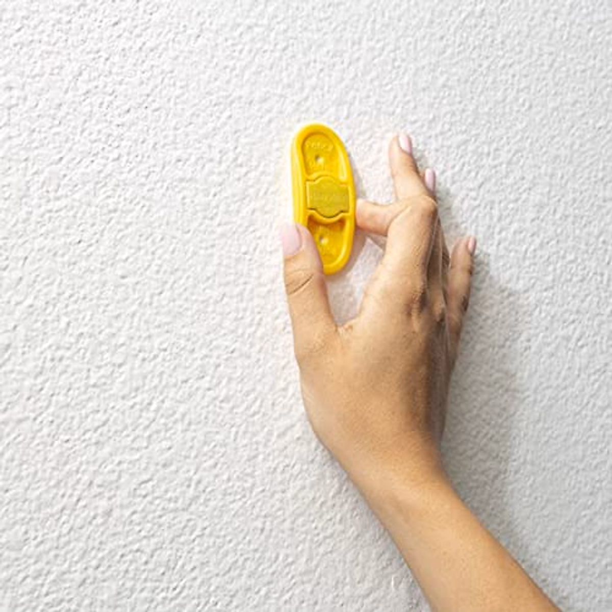 2Pcs Magnetic Stud Finder Wall Scanner with 2 Mark Holes, Mini Magnet Stud Finder Tool, No Batteries Needed