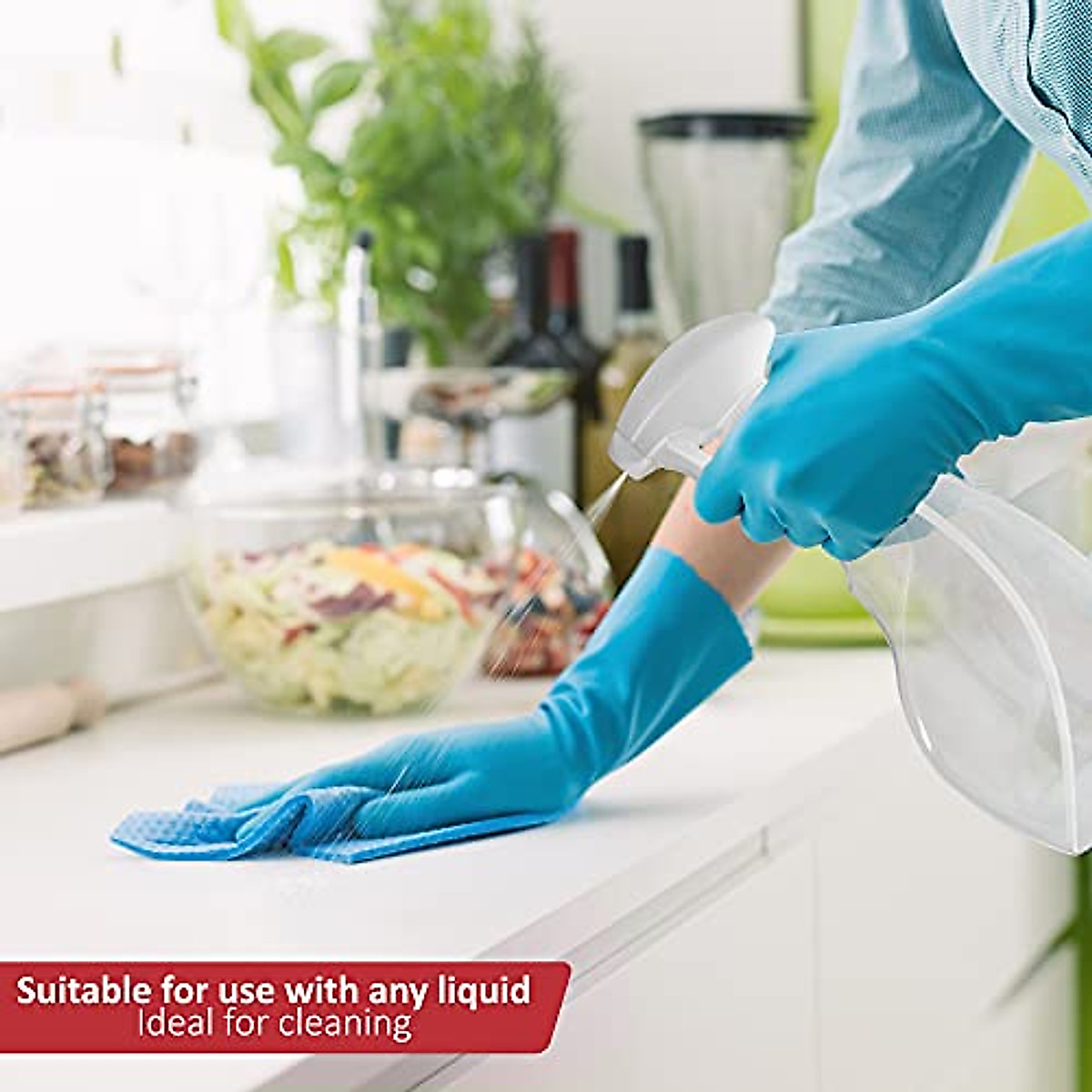 SPRAYZ Large 500ml Spray Bottles For Cleaning Solutions and Gardening, Plant, Water, Durable Trigger Sprayer, Refillable, Spray Bottle for Hair, All Directions, Clear Plastic Bottle 2x 500ml