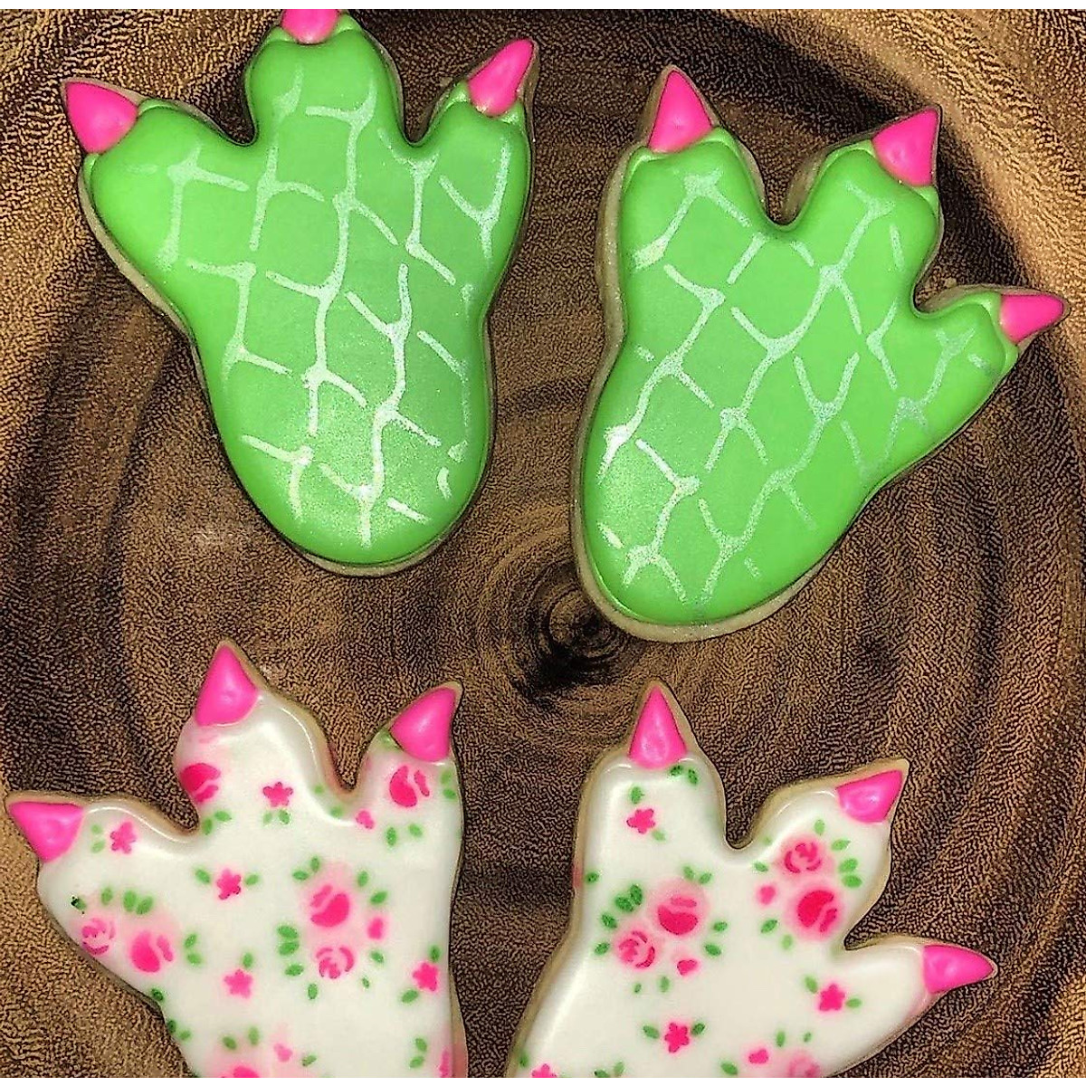 Dinosaur Footprint Cookie Cutter, 4" Made in USA by Ann Clark