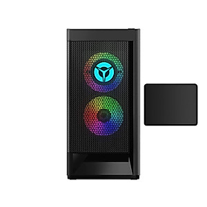 Lenovo Legion Tower T5 Gaming Desktop | Intel Core i7-12700 Processor | 32GB RAM DDR5| 1024GB SSD| 3TB HDD | NVIDIA® GeForce RTX™ 3070 LHR 8GB GDDR6 | Windows 11 Pro | Black | Bundle with Mouse Pad