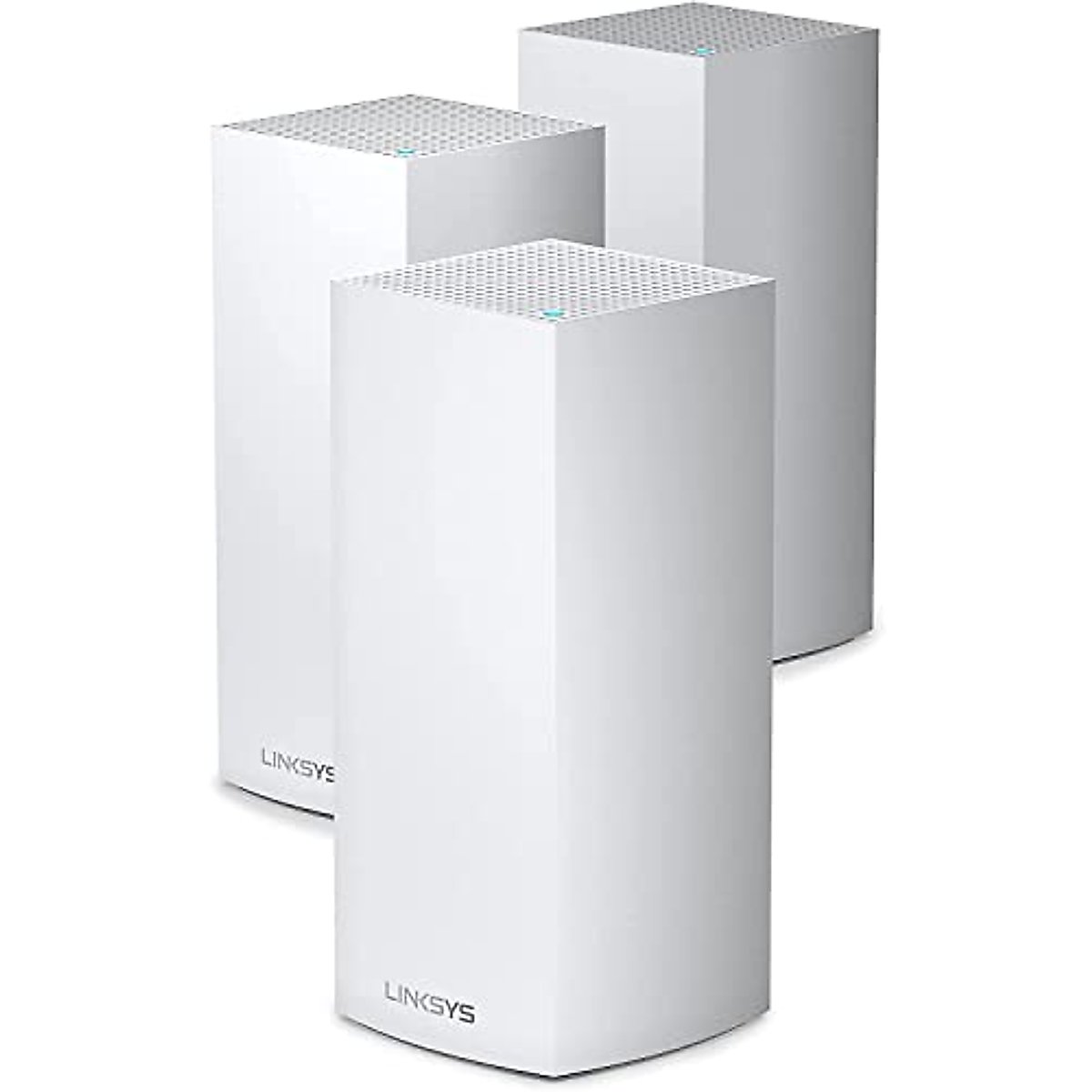 Linksys MX12600 Velop Intelligent Mesh WiFi 6 System: AX4200, Tri-Band Wireless Network for Full-Speed Home Coverage, 8,100 sq ft (White, 3-Pack)