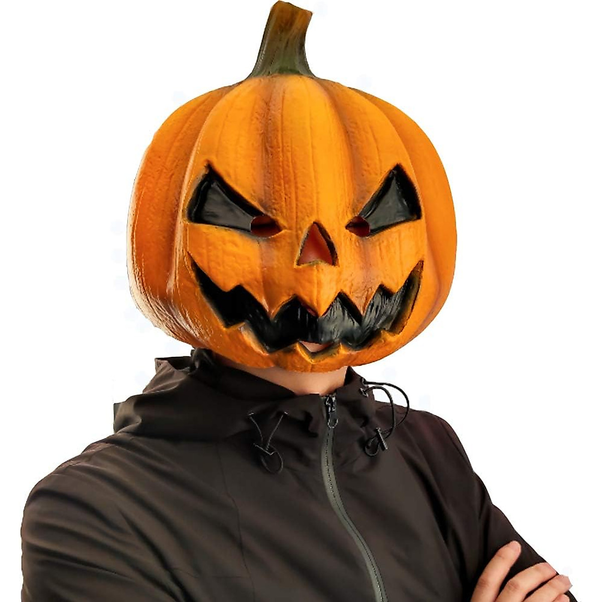 Creepy Party Halloween Jackolantern Pumpkin Face Head Masks Novelty Scary For Party and Trick or Treat