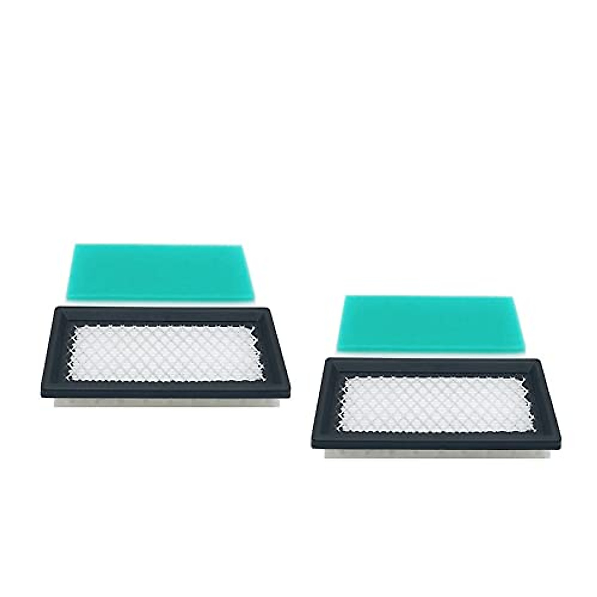 MOWFILL 2 Pack 78601 Air Filter with Pre Filter Replace Generac 078601 078601GS 178601GS Fits 4000XL 3000XL 3500XL XP4000 XG4000 GN3800 GN4500 5700CP 6300CP 6600CP MC1009 MC1259 MC4000 MC6600