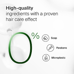 seba med Everyday Shampoo for All Hair Types and Sensitive Scalp 33.8 Fl. Oz (1L) Hypoallergenic Dermatologist Recommended pH 5.5 Soap and Alkali Free