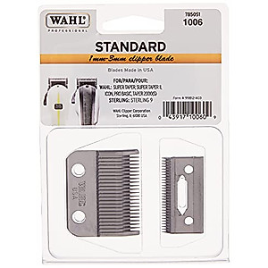 Wahl Professional 2 Hole (1mm – 3mm) Clipper Blade for Professional Barbers and Stylists - Model 1006