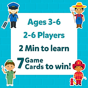Skillmatics Card Game - Guess in 10 Junior Community Helpers for Boys, Girls, and Families Who Love Board Games and Educational Toys, Travel Friendly, Gifts for Ages 3, 4, 5, 6