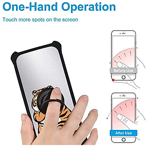 jioeuinly Maxwest Nitro 55e Case Compatible with Maxwest Nitro 55e Phone Case Cover [with Tempered Glass Screen Protector][Hard PC + Soft Silicone][Silver Reflect Light] DYH-PH