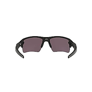 Oakley SI Men's OO9188 Flak 2.0 XL Rectangular Sunglasses, Matte Black/Prizm Grey, 59 mm