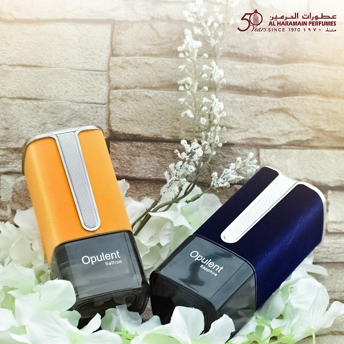 Al Haramain Opulent Saffron - Cologne for Men - Long Lasting Perfume for Men - Arabian Perfume for Men - Men's Cologne - Oriental Fragrance - 3.33 oz