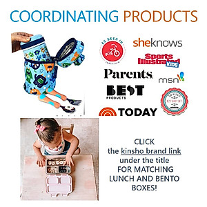 Toddler Silverware, Kids Utensils, Stainless Steel Forks Spoons Set with Travel Case for 1 2 3 4 year old. Metal Cutlery for Children, Girls Boys Baby, Round Handle 8 Pieces (4 sets) Pink Blue, Orange