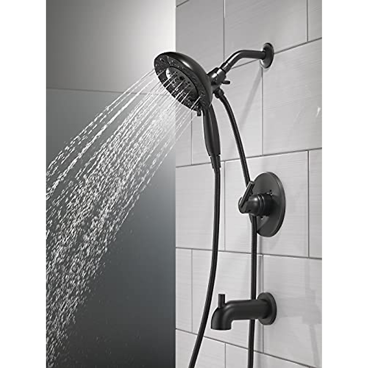 Delta Faucet Trinsic 14 Series Single-Handle Delta Shower Trim Kit, Matte Black Shower Fixture, Matte Black T14459-BLLHD (Shower Head & Valve Sold Separately)