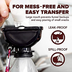 Multipurpose Protein Powder Container, Airtight Powder Container with Protein Powder Funnel, On-The-Go Supplement Container for Gym and Outdoor Enthusiasts, White/Pink, 120 CCs - MyMix2go