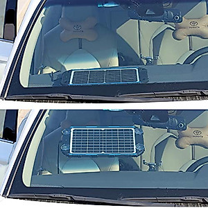 Waterproof 12V Solar Battery Charger & Maintainer Pro - Built-in Intelligent MPPT Charge Controller - 12W Solar Panel Trickle Charging Kit for Car, Marine, Motorcycle, RV, etc