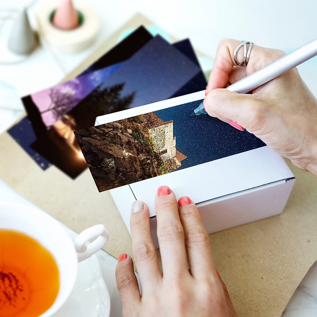 120 Pieces Cool Bookmarks for Kids Inspirational Animal Bookmarks Space Galaxy Sky Bookmarks Adventure Bookmarks for Men Women, Book Marks for Book Lovers Students Reading Gifts (Vivid Animal)