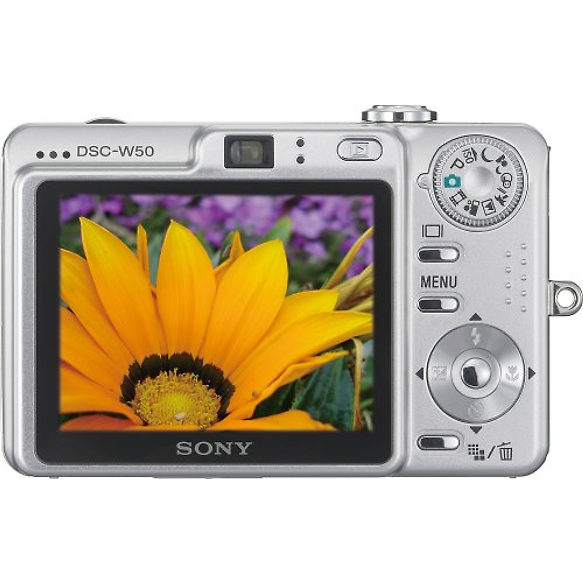 Sony Cybershot DSCW50 6MP Digital Camera with 3x Optical Zoom