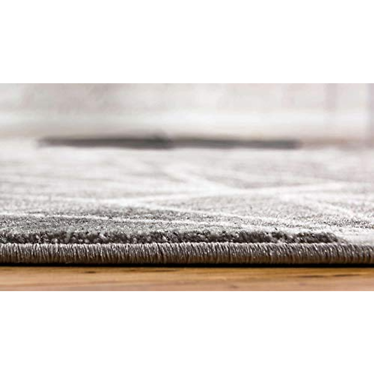 Jill Zarin Uptown Collection Area Rug - Fifth Avenue (2' 2" x 6' 1" Runner, Gray/ Ivory)