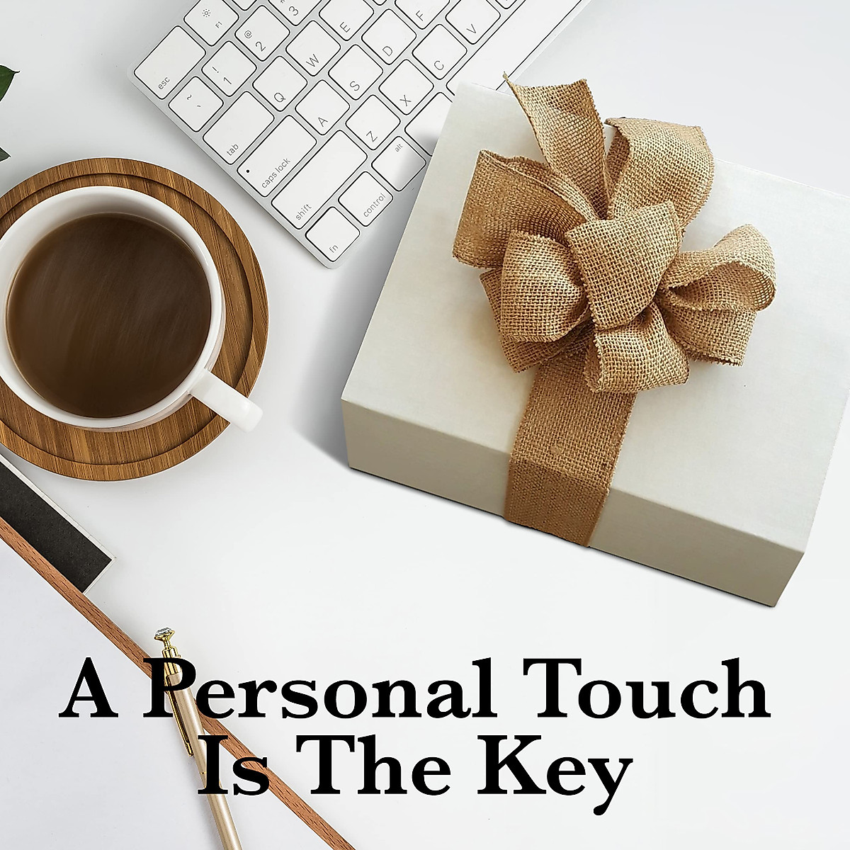 Burlap Ribbon 3 Inch Wide - Burlap Roll Fabric Ribbon, 10 Yard Burlap Ribbon for Crafts, Burlap Flower Wrap, Rustic Ribbon for Gifts, Holidays and Decorations