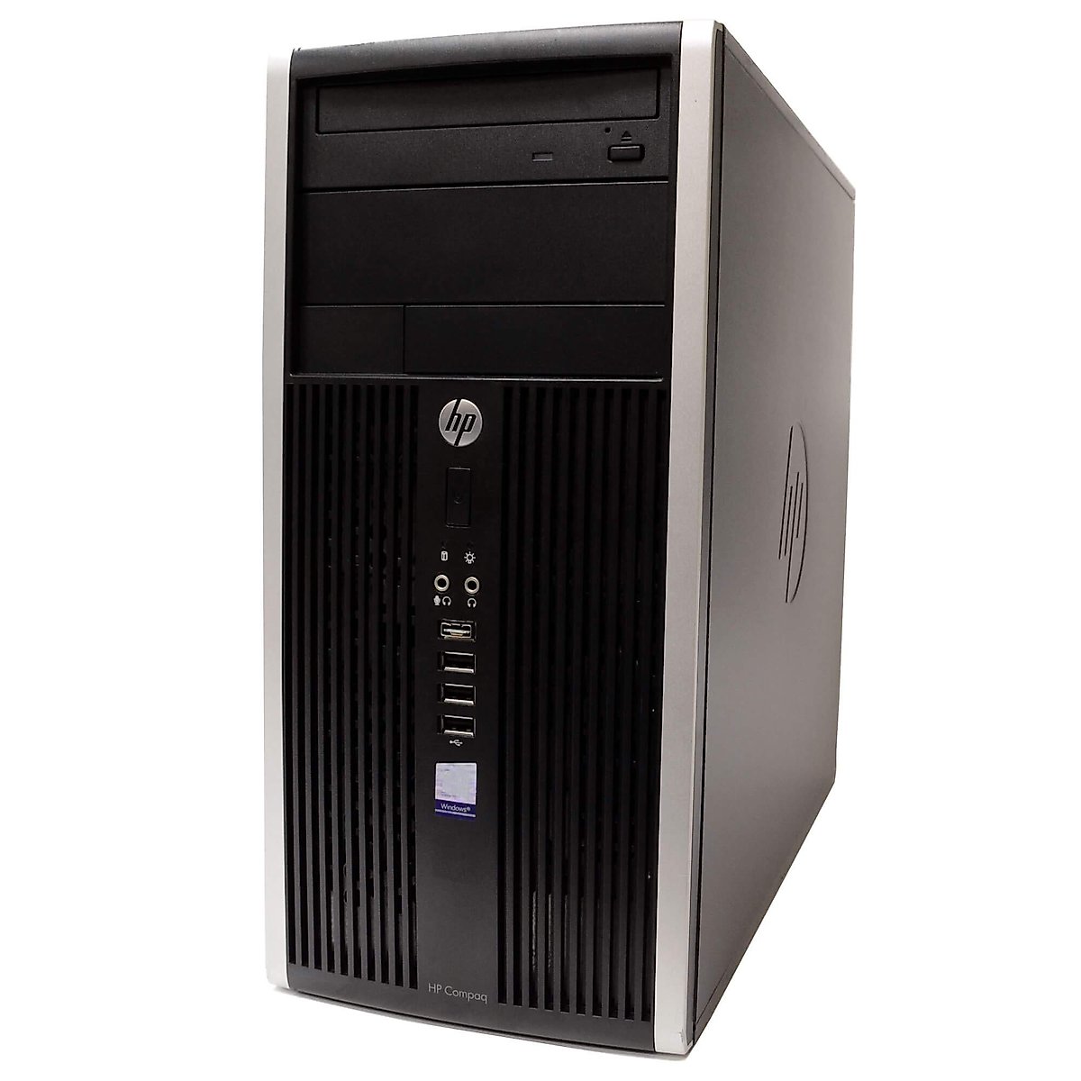 HP 6200 Desktop Tower Computer, Intel Core i7 Quad Core, 8GB RAM, 240GB Solid State Drive, DVD, Wi-Fi, Windows 10 Pro, Periphio Wireless Keyboard and Mouse (Renewed)