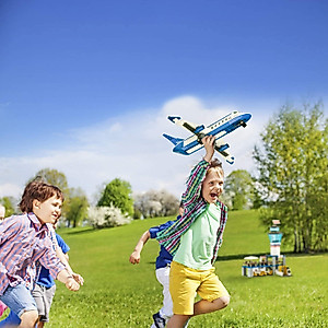 QLT QIAOLETONG City Airplane Station Building Kits Toys,STEM Building Sets for Kids, with Helicopter/Airport/Passenger/Lorry Truck/Car, Best Gift for 6-12 Boys Girls (582 Pieces)