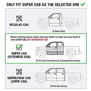 Raptor Series 7 inch Stainless Running Boards Side Steps for 04-14 Ford F-150 SuperCab/Extended Cab