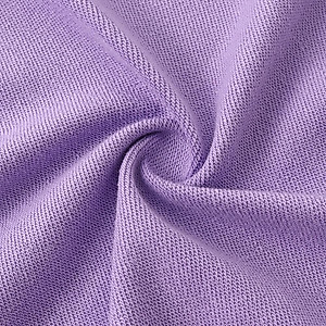 Spring&Gege Youth Solid Full Zipper Hoodies Soft Kids Hooded Sweatshirt for Boys and Girls, Lavender, Size 9-10 Years