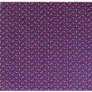 Decorative Self Adhesive Purple Floral Shelf Liner Contact Paper for Cabinets Dresser Drawer Table Desk Furniture Walls Decal 17.7X117 Inches