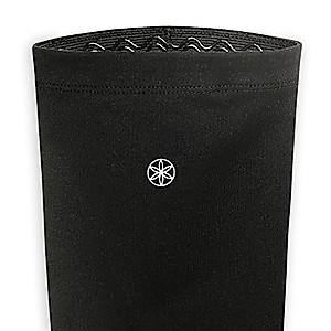 Gaiam Yoga Compression Thigh High Leg Sleeves - Pair of Sleeves for Pilates, Training, General Fitness - Comfort-Fit Support for Muscles - Sold As a Pair of 22" Leg Sleeves (One Size Fits Most)