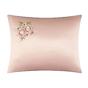 Chic Home Rosetta 5-Piece Comforter Set, Queen, Pink