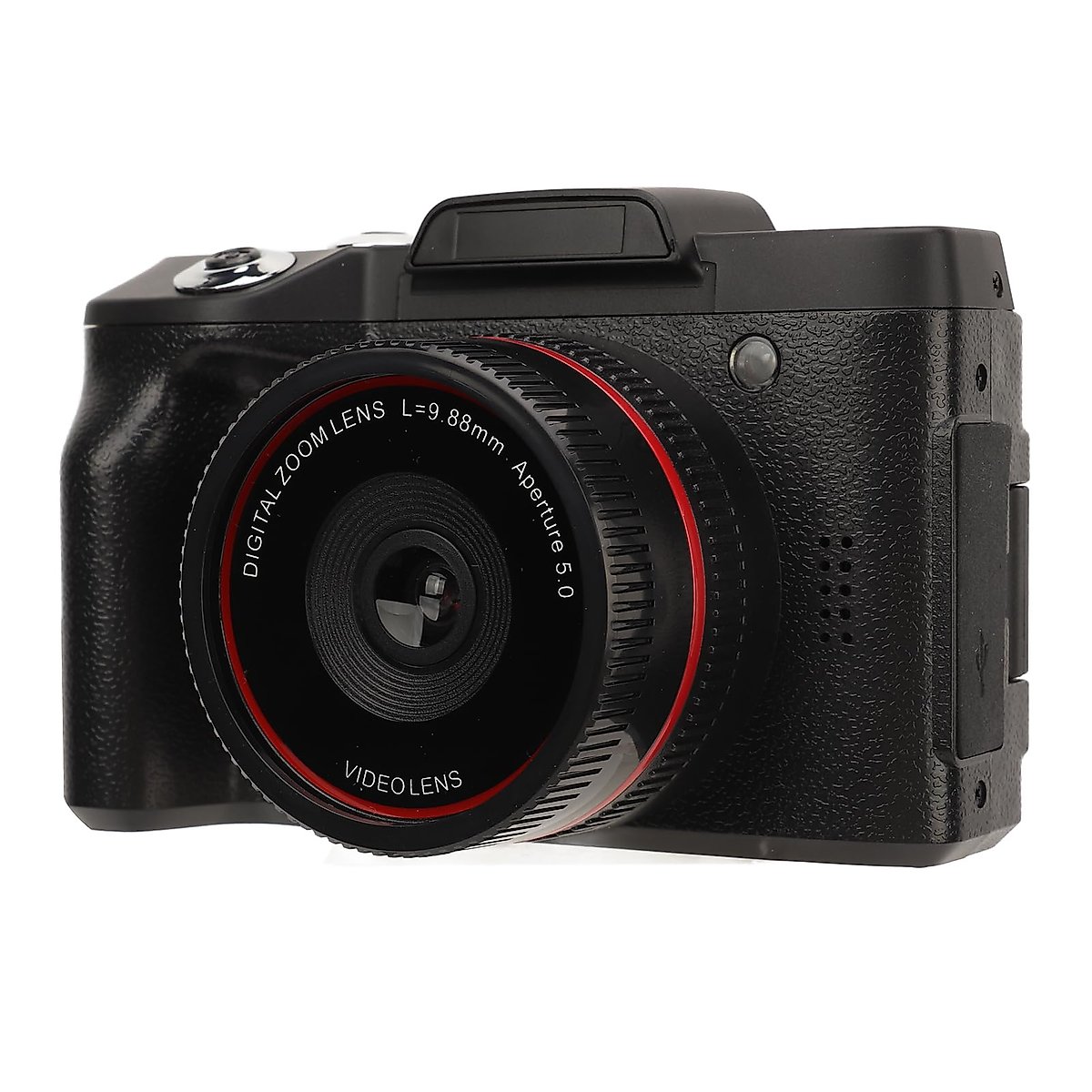 Portable Digital Camera, 16X Digital Zoom Digital Small Camera Smile Shoot 16MP 2.4in TFT Display for Video for Teens