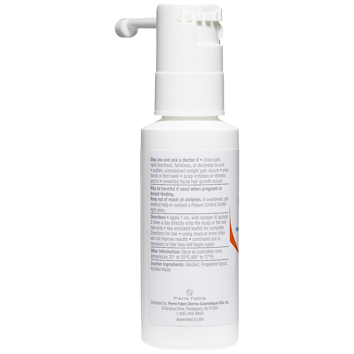 Ducray Alopexy Minoxidil Men's Topical 5 Percent Solution, 2 fl. oz.