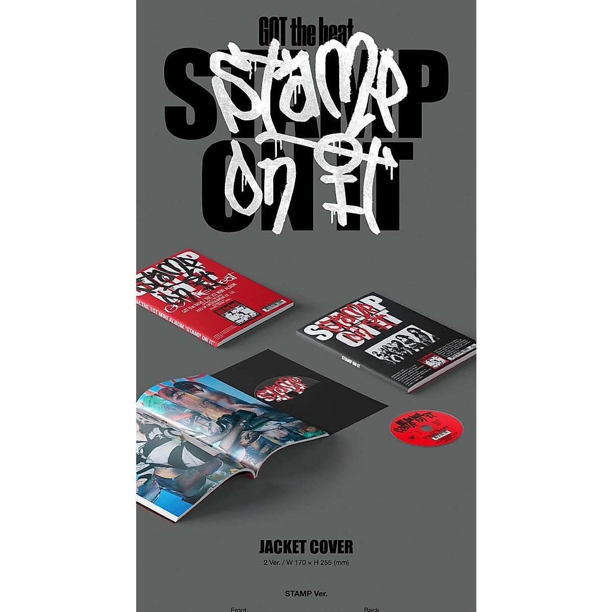 GOT the beat Stamp On It 1st Mini Album CD+Poster+Photobook+Postcard set+Photocard+Tracking (BEAT Version)