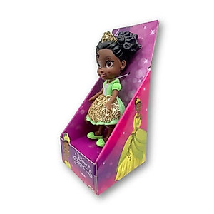 Amarina Packed in Clear Box for Gift Disney Princess Mini Poseable 3.5'' Doll Choose from All 11 Style Princess Characters (Tiana)
