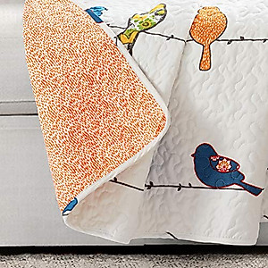 Lush Decor Rowley Birds Throw Blanket, 50" x 60", Multi