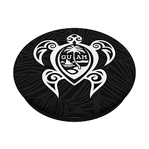 Guam Island Turtle PopSockets PopGrip: Swappable Grip for Phones & Tablets