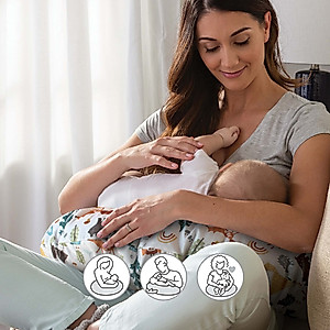 Boppy Nursing Pillow Cover, Spice Woodland, Cotton Blend, Fits the Original Support for Breastfeeding, Bottle Feeding and Bonding, Cover Only, Sold Separately