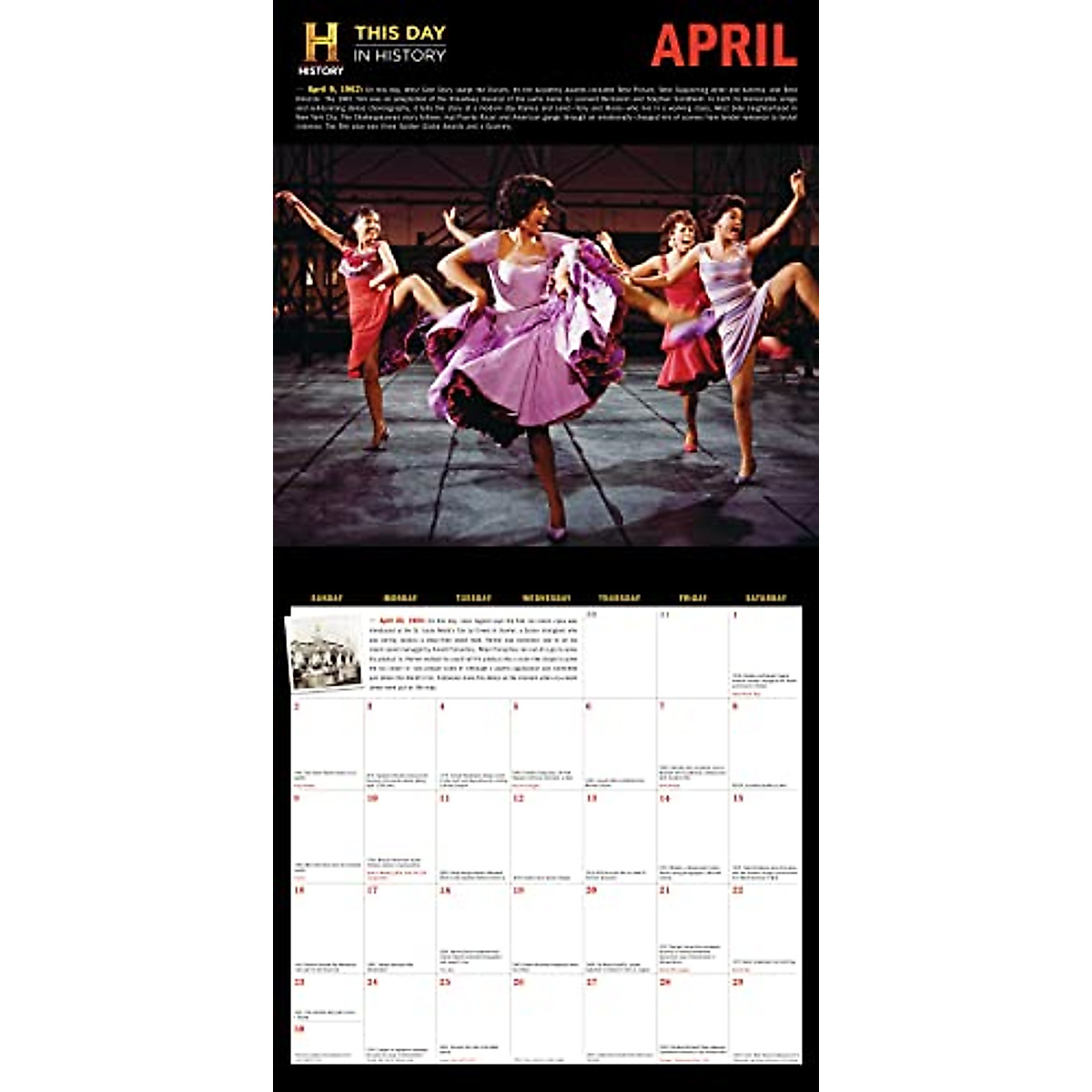 2023 History Channel This Day in History Wall Calendar: 365 Remarkable People, Extraordinary Events and Fascinating Facts (Hanging Monthly Photography Calendar & Gift)