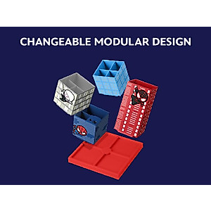 Paladone Spiderman Official Licensed Comic Book Desktop Organizer, Gamer and Comic Series Fan Decor and Gift, Nostalgic Marvel Superhero Desk and Table Accessory