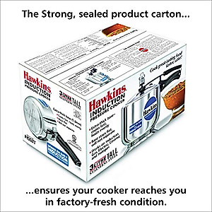 Hawkins B33 Pressure Cooker Stainless Steel, Small, Silver