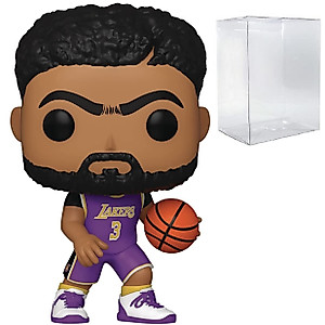 Funko NBA: Lakers - Anthony Davis (Purple Jersey) Pop! Vinyl Figure (Bundled with Compatible Pop Box Protector Case)