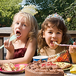 4 Pack Travel Utensil Set with Case, Wheat Straw Reusable Spoon Knife Forks Tableware, Portable Cutlery for Adult Travel Picnic Camping or Birthday, Anniversary Use (Beige)