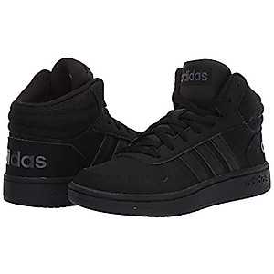 adidas Men's Hoops 2.0 MID Sneaker, core Black/core Black/Grey Six, 9.5 M US
