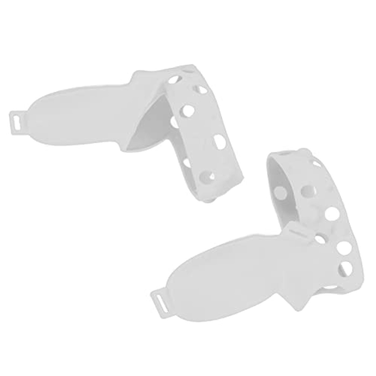 Controller Grip Cover, Antislip Sweatproof Adjustable Handle Protective Sleeve Comfortable Silicone Washable with Strap for Quest 2(Grey)