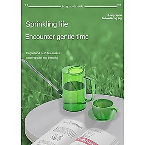 XDMTWLKJ 1L/34oz Thickened Household Gardening Watering Can Large Capacity Spray Bottle Long-Nozzle Garden Plant Watering Pot Sprayer (Green)