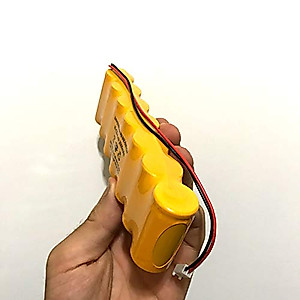 Dual-Lite 93011385 Hubbell Battery Exit Sign Emergency Light Ni-CD Battery Pack Replacement 8.4v 2500mah