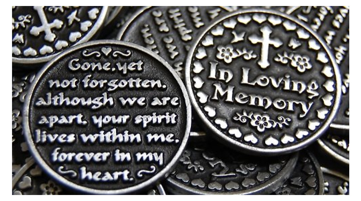 In Loving Memory Pocket Token Coins - Set of 10