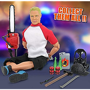 Click N' Play 12 inch Enemy Commando Action Figure with Tools & Accessories 12 pieces Play Set