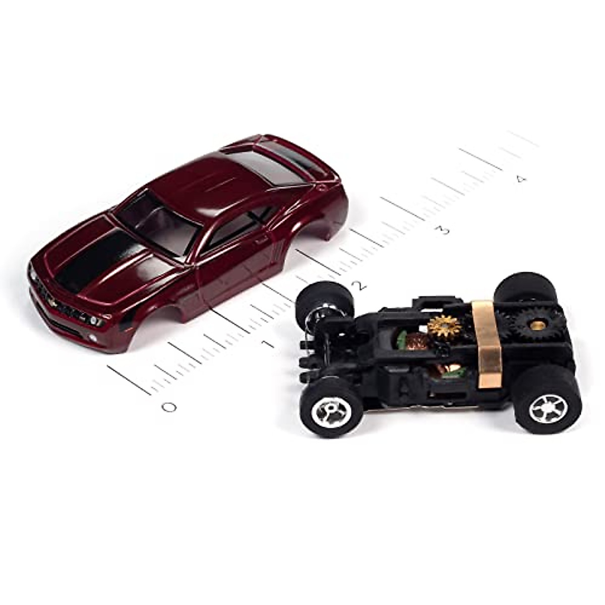 Auto World Xtraction 2010 Chevrolet Camaro (Garnet Red) HO Scale Slot Car
