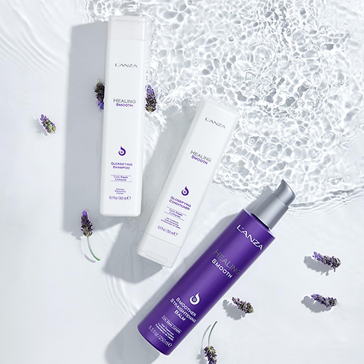 L'ANZA Healing Smooth Glossifying Conditioner, Nourishes, Repairs, and Boosts Hair Shine and Strength for a Perfect Silky-Smooth, Frizz-free Look (8.5 Fl Oz)