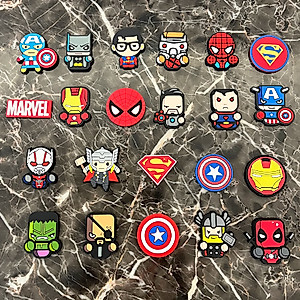 New The Avengers Refrigerator Magnets-Marvel Heroes Fridge Magnets- Set of 22 Marvel Characters-Final Battle Perfect Decorative Magnet (The Avengers)