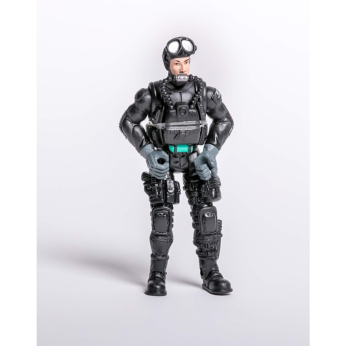 United States Navy Seal Figure Playset with Accessories and Combat Rubber Raiding Craft